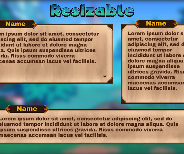 ArtStation - Dialogue Box | Game Assets