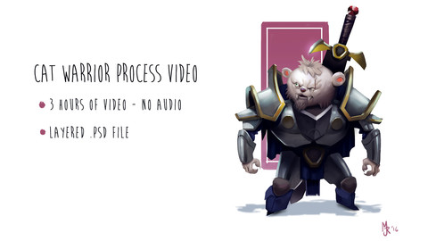ArtStation - Cat Warrior Character Design Process Video | Tutorials