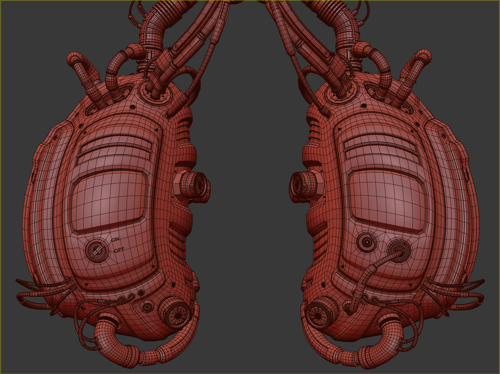 ArtStation - Robotic Lungs 3D Model (MAX, FBX, OBJ) | Resources