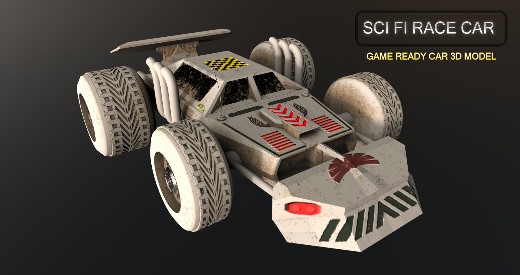 ArtStation - Sci Fi Race Car | Game Assets