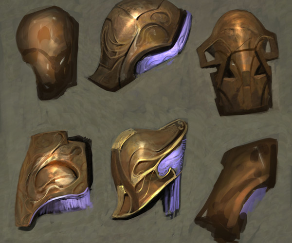 ArtStation - Painting Rusty Armor | Tutorials