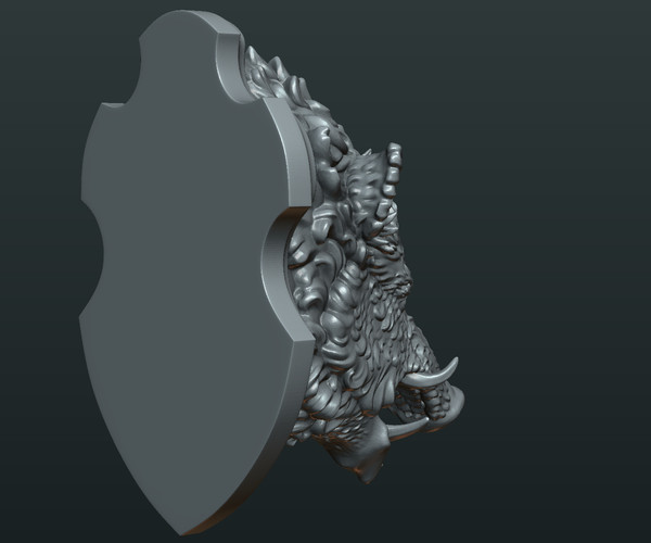 ArtStation - Wild Boar Mounted Head | Resources