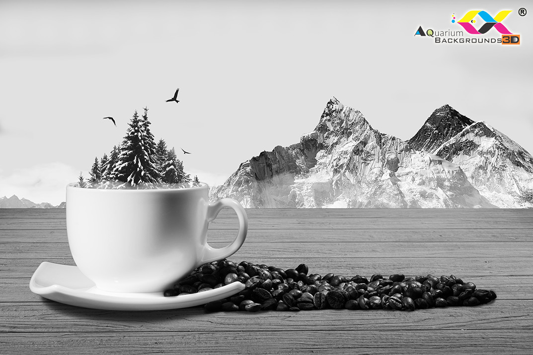 ArtStation - Winter coffee cup abstract | Artworks