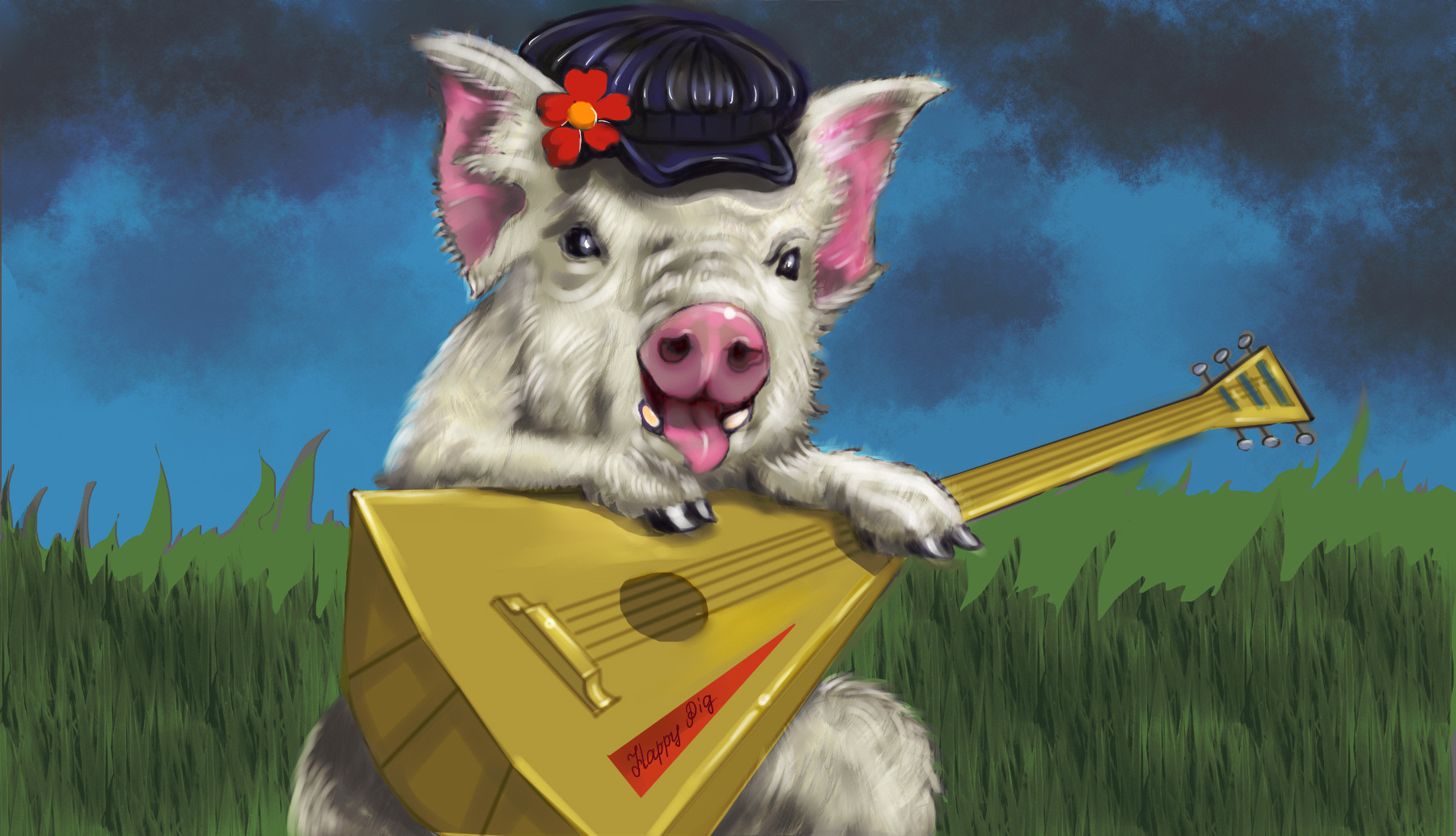 ArtStation - happy pig | Artworks