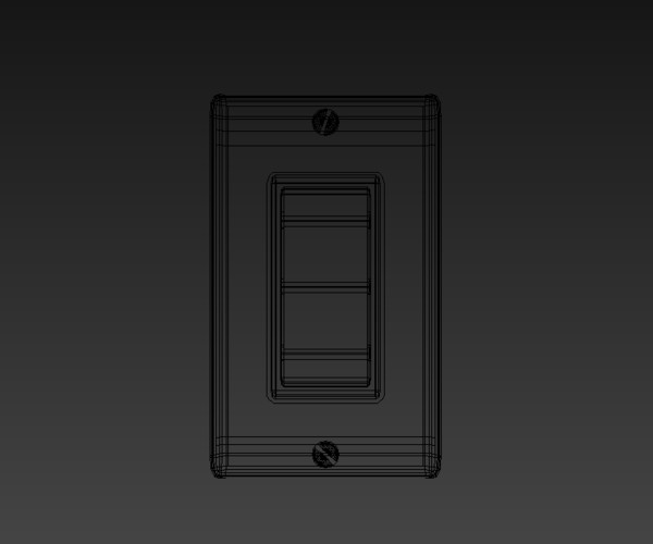 ArtStation - Modern Lightswitch | (Blender Internal/Cycles, BLEND OBJ 3DS FBX) | Resources