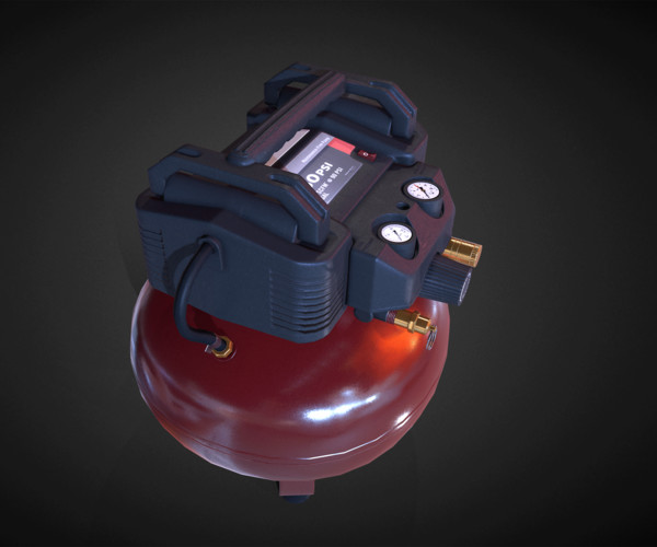 ArtStation - Air Compressor - PBR | Game Assets