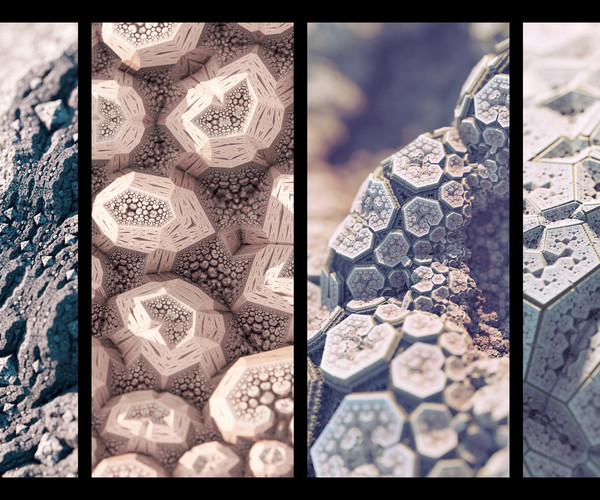 ArtStation - spatial mirroring based fractal images | Artworks