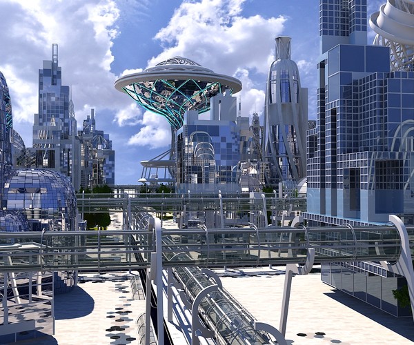 ArtStation - Future City HD 20 V 2 | Resources