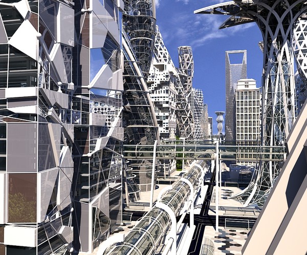 ArtStation - Future City HD 20 V 2 | Resources