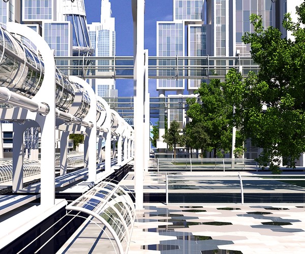 ArtStation - Future City HD 20 V 2 | Resources