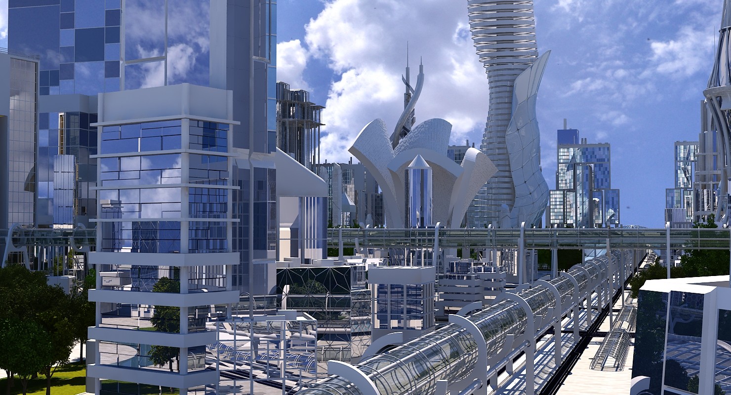 ArtStation - Future City HD 20 V 2 | Resources