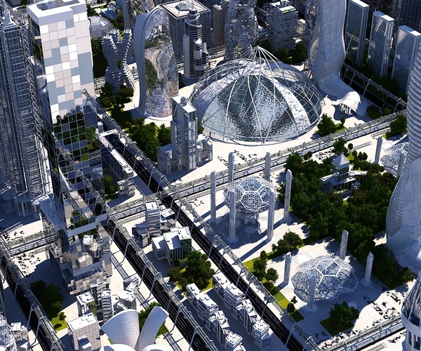 ArtStation - Future City HD 20 V 2 | Resources