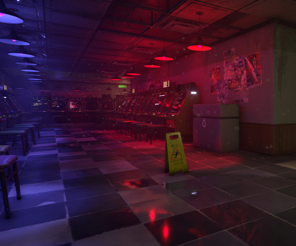 ArtStation - UE4: Procedurally Generated Arcade Environment Pack ...