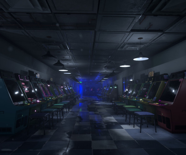 ArtStation - UE4: Procedurally Generated Arcade Environment Pack ...