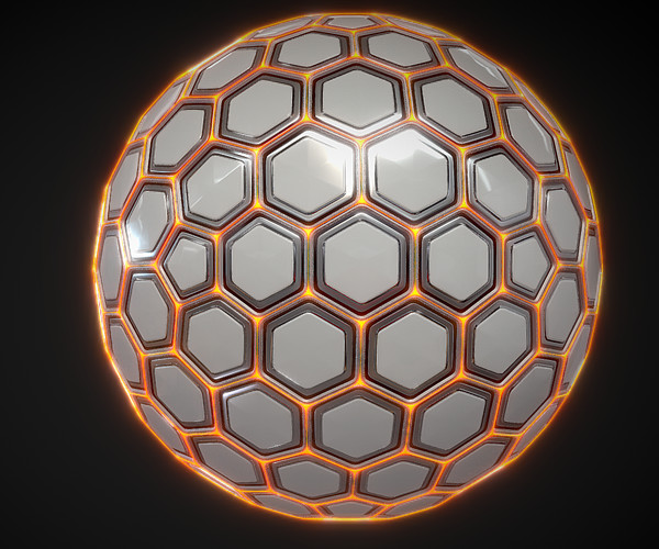 Artstation Sci Fi Hexa Sphere Resources