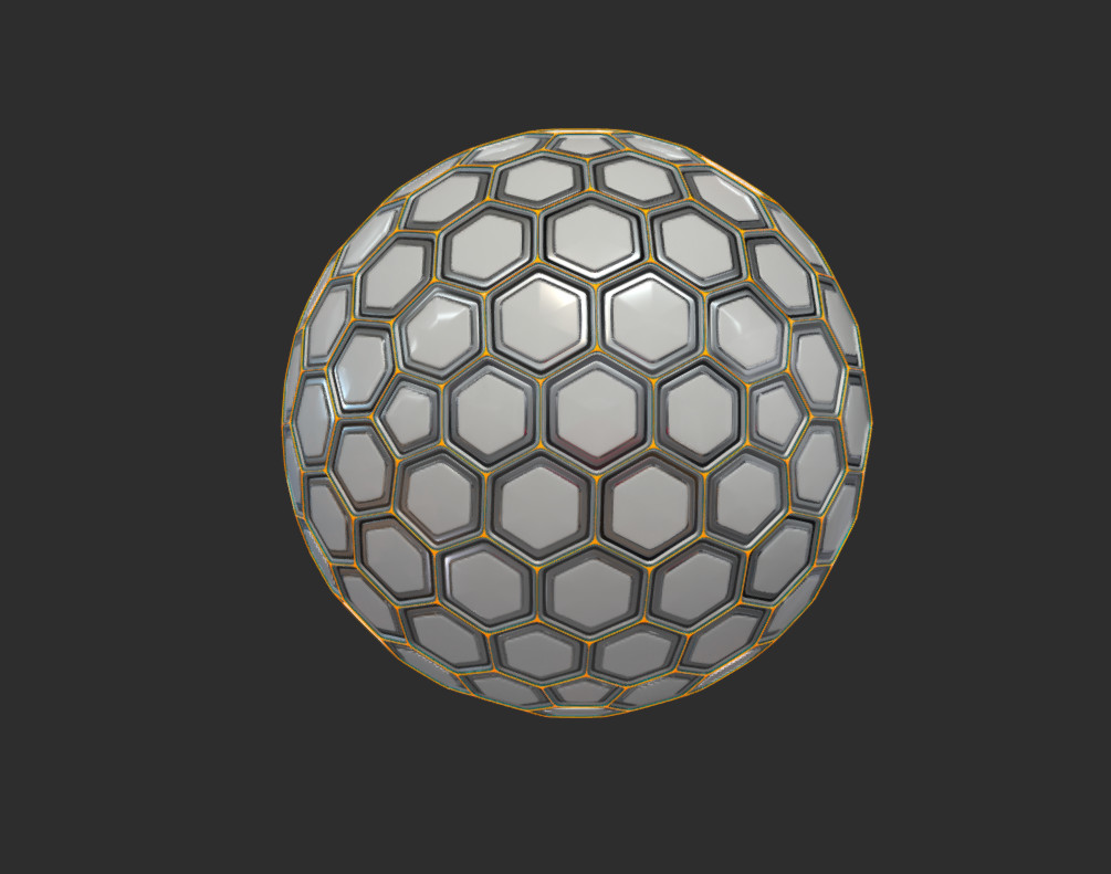 ArtStation - Sci-fi Hexa Sphere | Resources