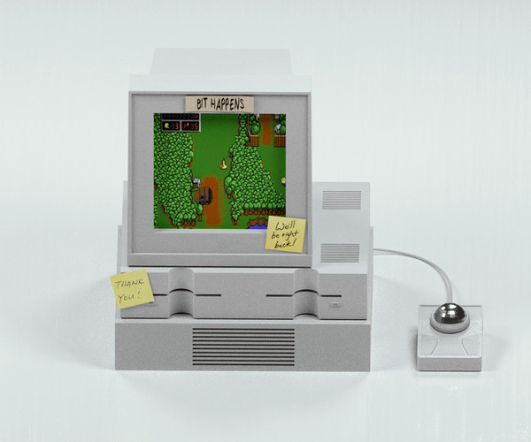 ArtStation - Old PC - Personal Computer 4K PBR Textures Low-poly 3D ...