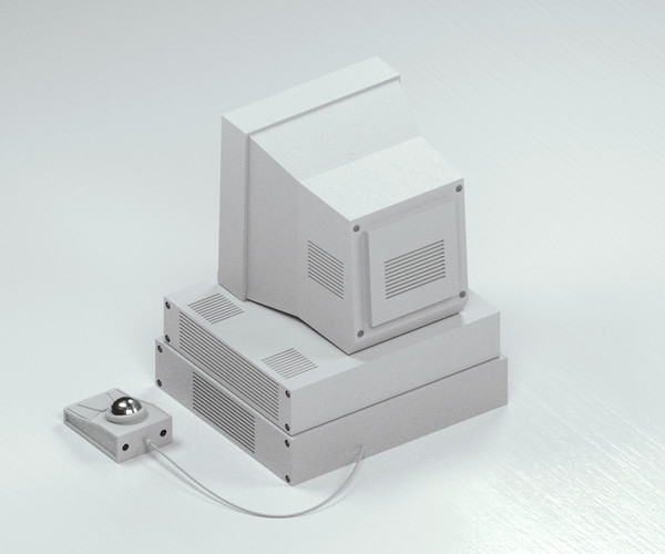 ArtStation - Old PC - Personal Computer 4K PBR Textures Low-poly 3D ...