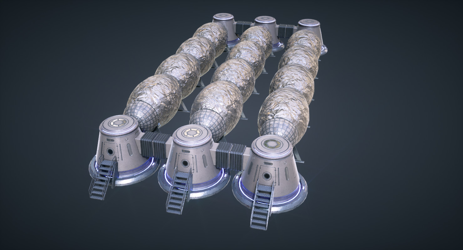 ArtStation - Mars KitBash - Station | Resources