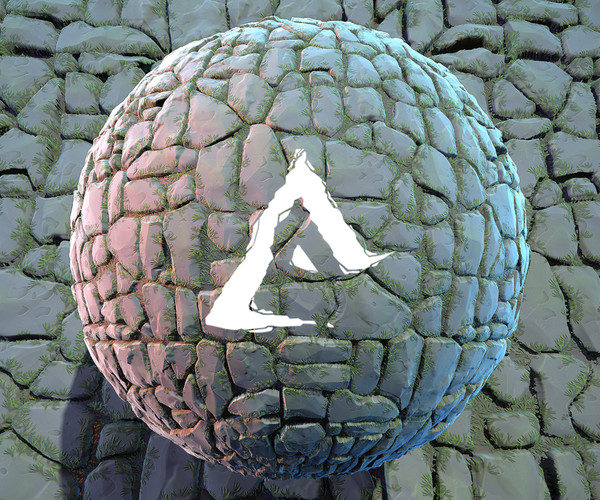 ArtStation - Stylized Stone Grounds 03 | Game Assets