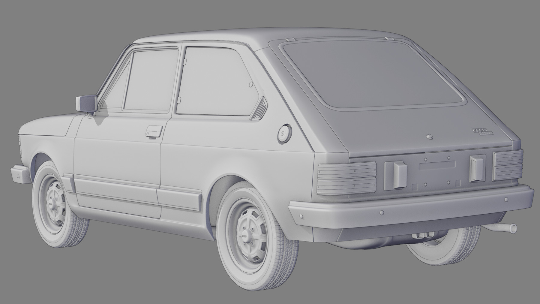 ArtStation - Fiat 147 - Blend File | Resources