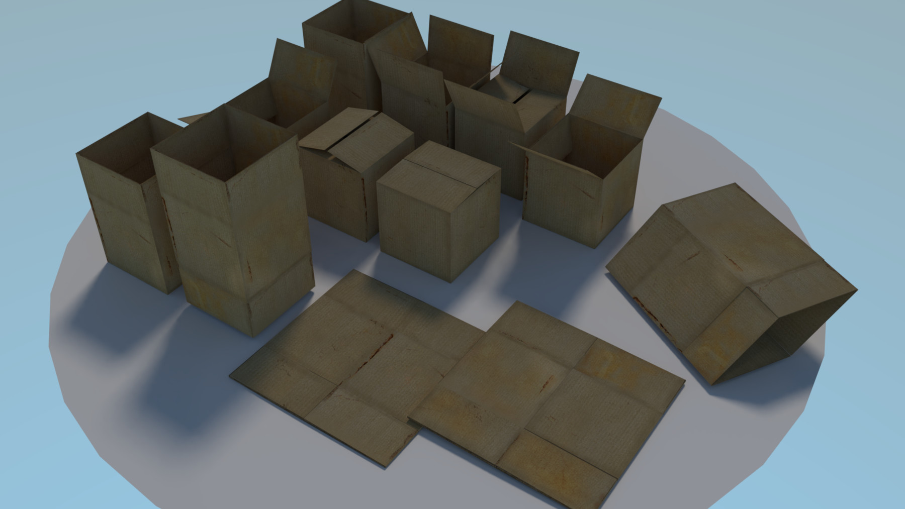 ArtStation - cardboard box | Game Assets
