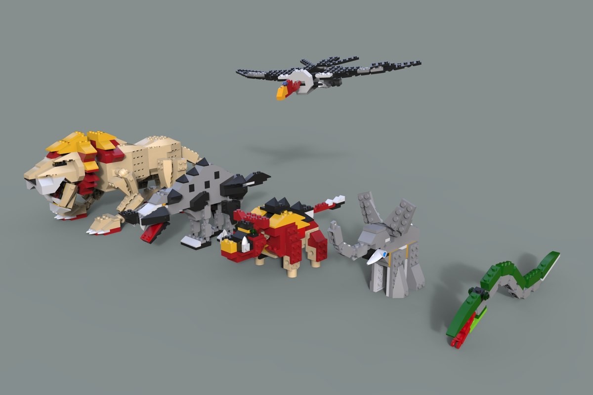 ArtStation - Lego Animals pack | Resources