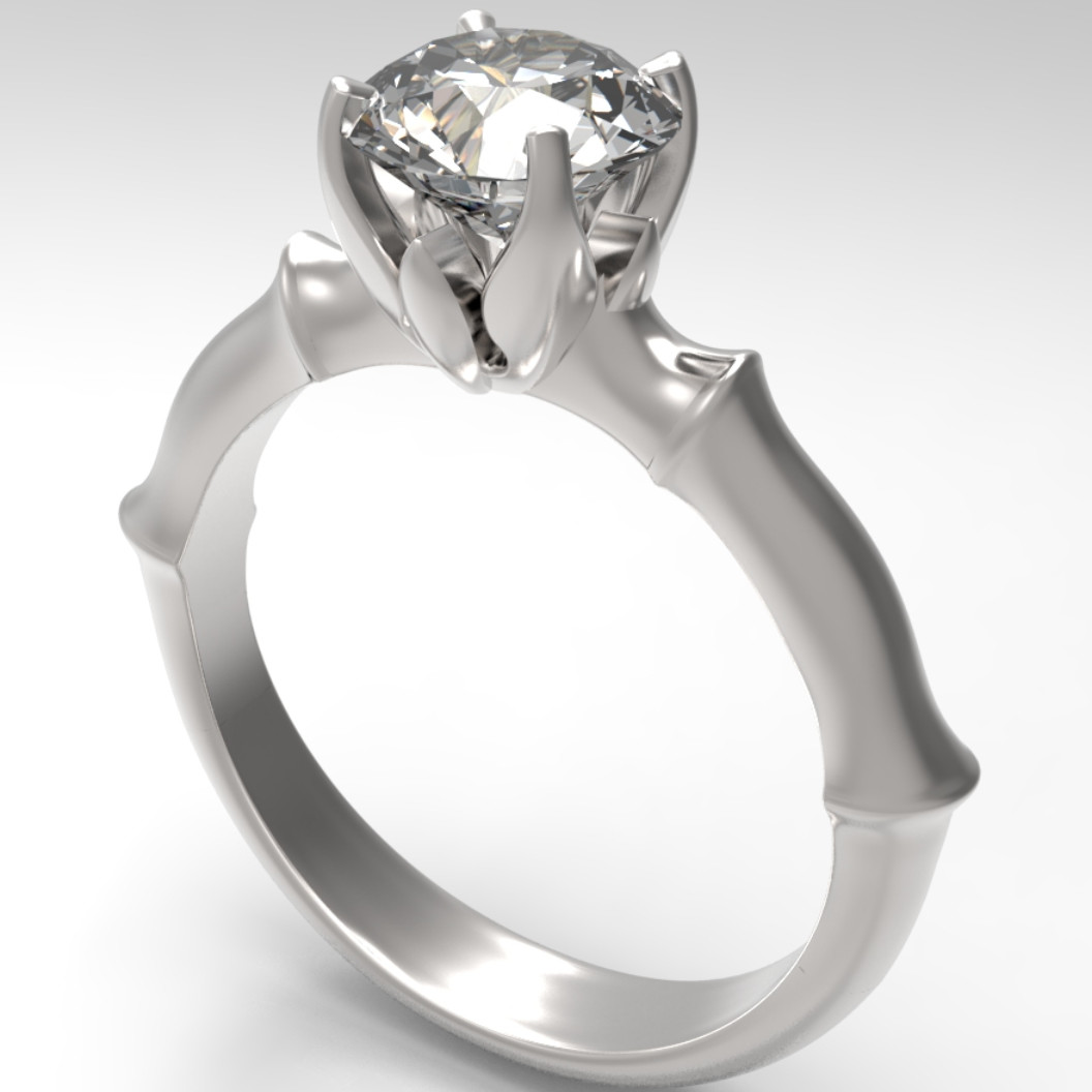 ArtStation - Jewelry Engagement Ring CAD File- CA2 | Resources