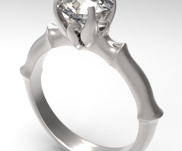 ArtStation - Jewelry Engagement Ring CAD File- CA2 | Resources