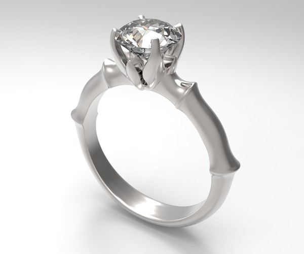ArtStation - Jewelry Engagement Ring CAD File- CA2 | Resources