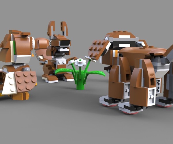 ArtStation - Lego Animals pack 1 | Resources