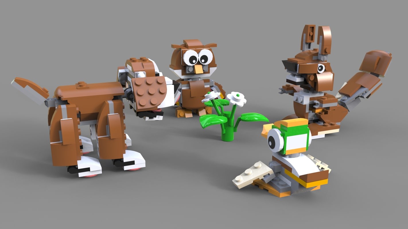 ArtStation - Lego Animals pack 1 | Resources