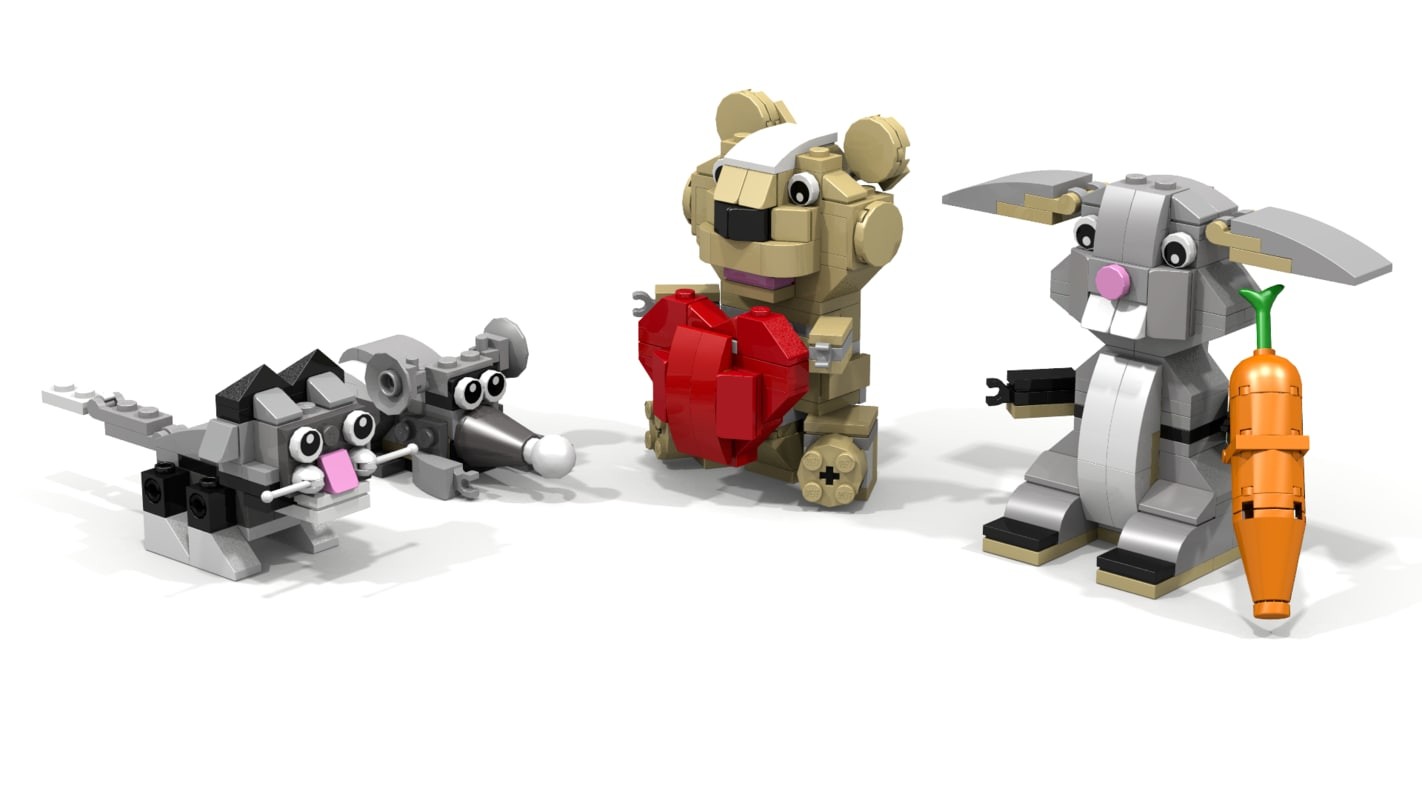 ArtStation - Lego Animals pack 2 | Resources