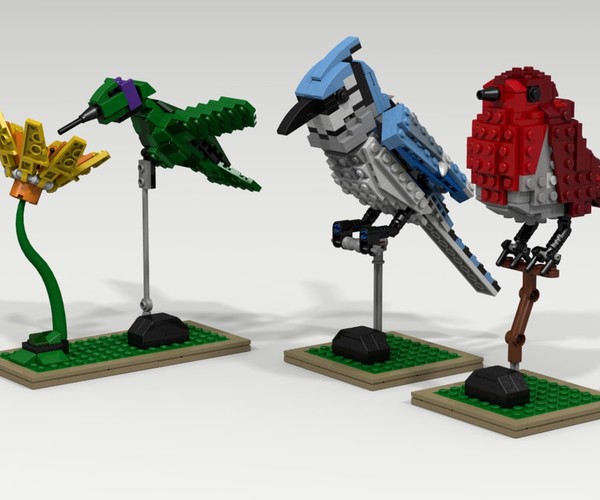 ArtStation - Lego bird pack 4 | Resources