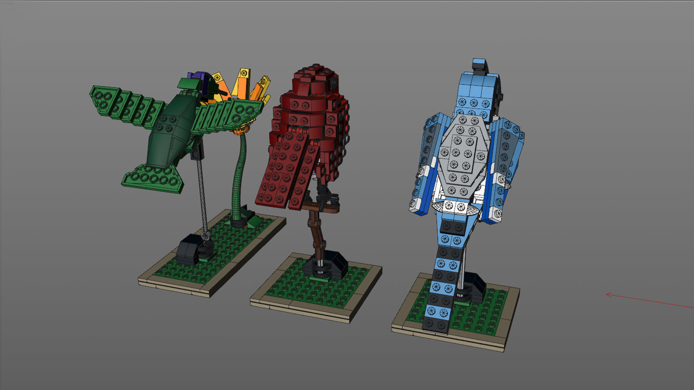 ArtStation - Lego bird pack 4 | Resources