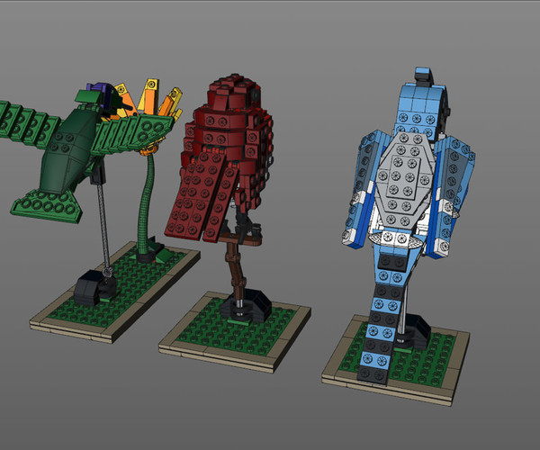 ArtStation - Lego bird pack 4 | Resources