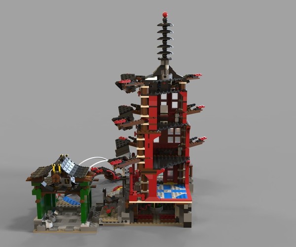 ArtStation - Lego chinese temple | Resources