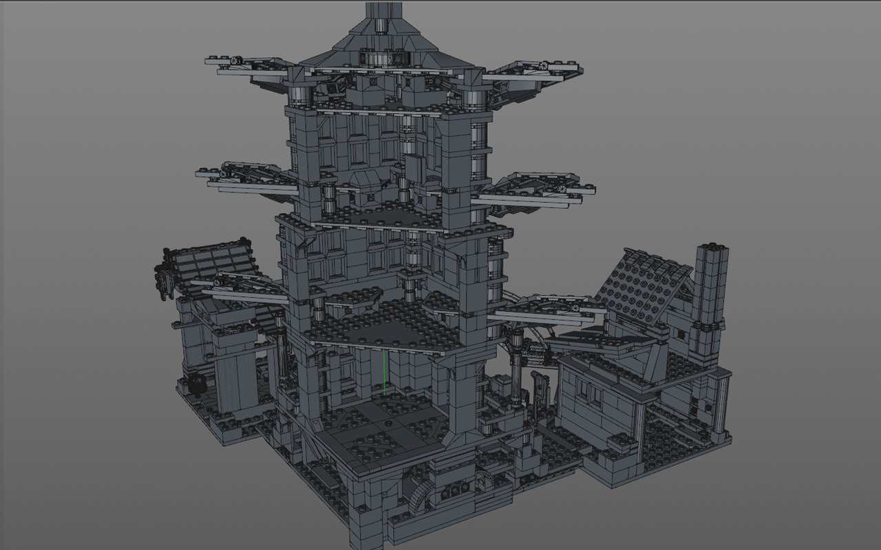 ArtStation - Lego chinese temple | Resources