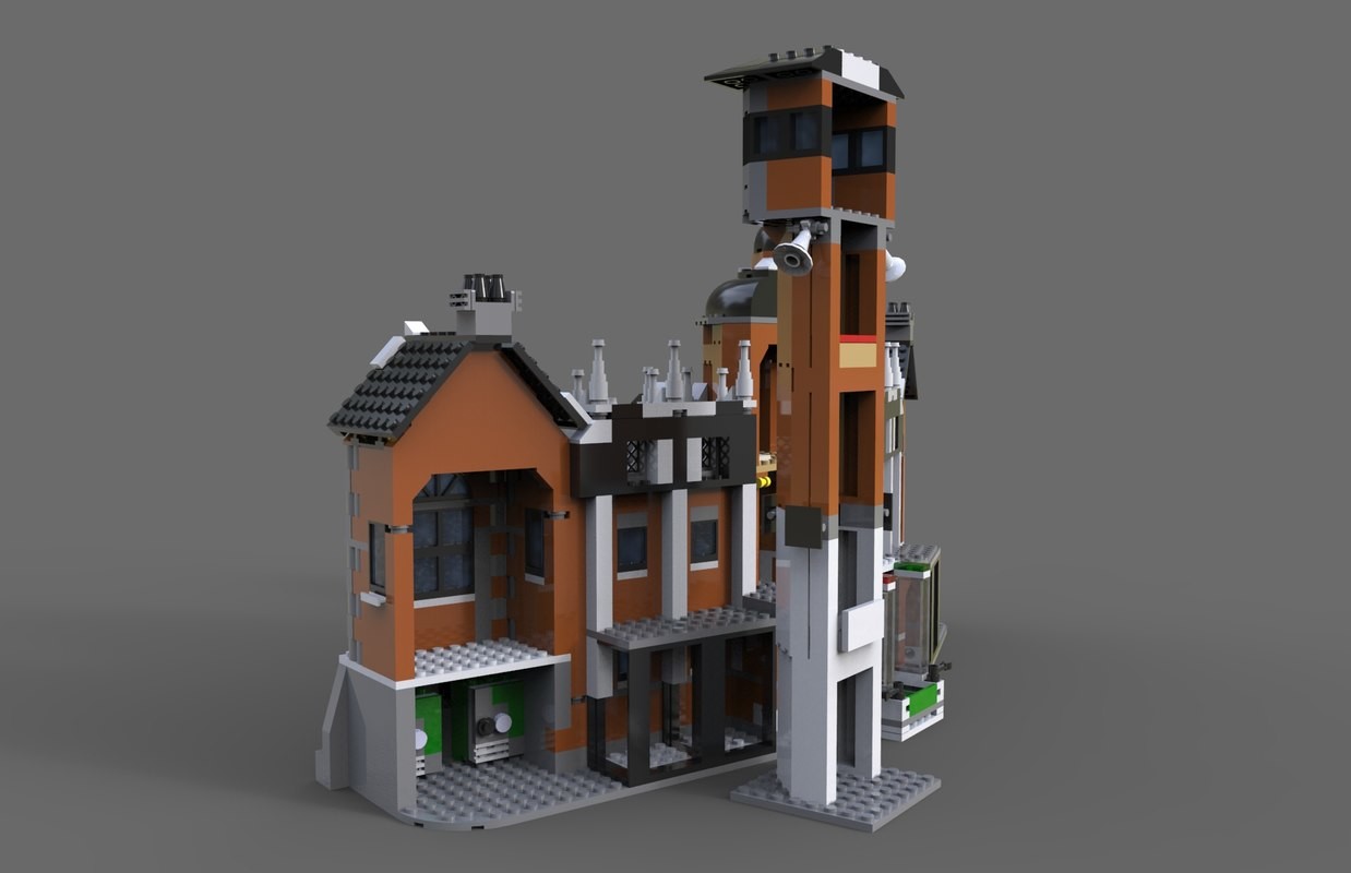 ArtStation - Lego house estate | Resources
