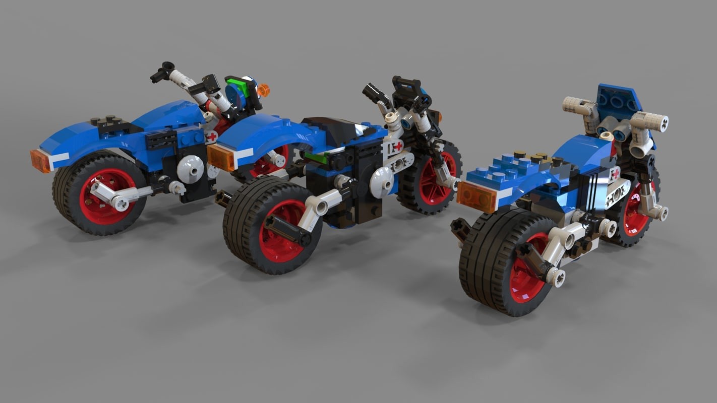 ArtStation - Lego Motorcycles pack | Resources