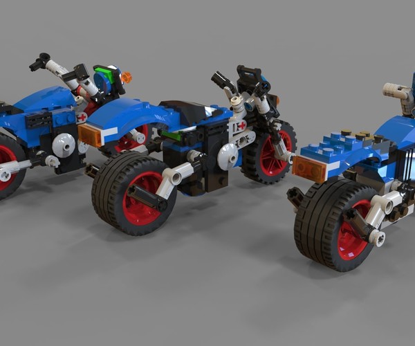 ArtStation - Lego Motorcycles pack | Resources