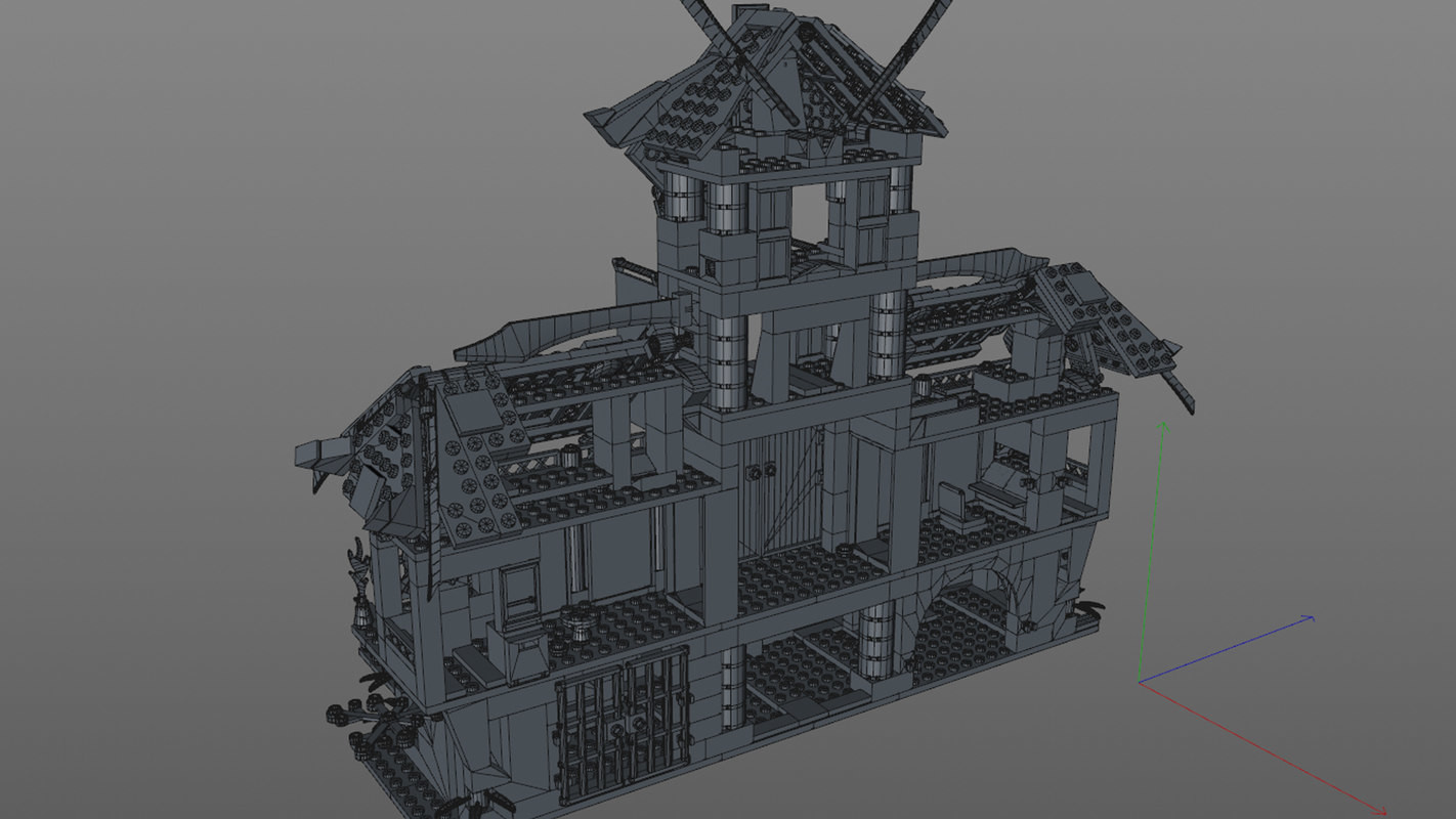 ArtStation - Lego ninja refuge | Game Assets