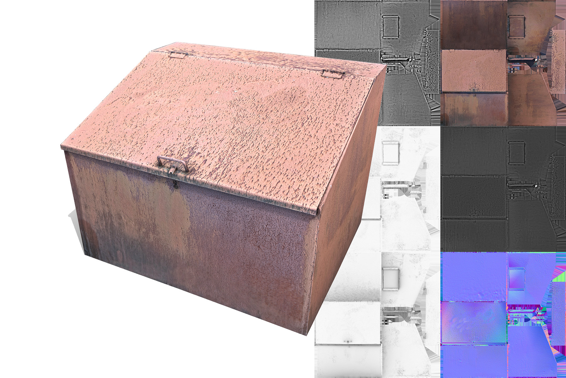 ArtStation - Street Metal Box | Game Assets