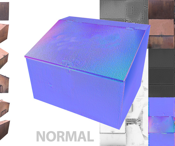 ArtStation - Street Metal Box | Game Assets