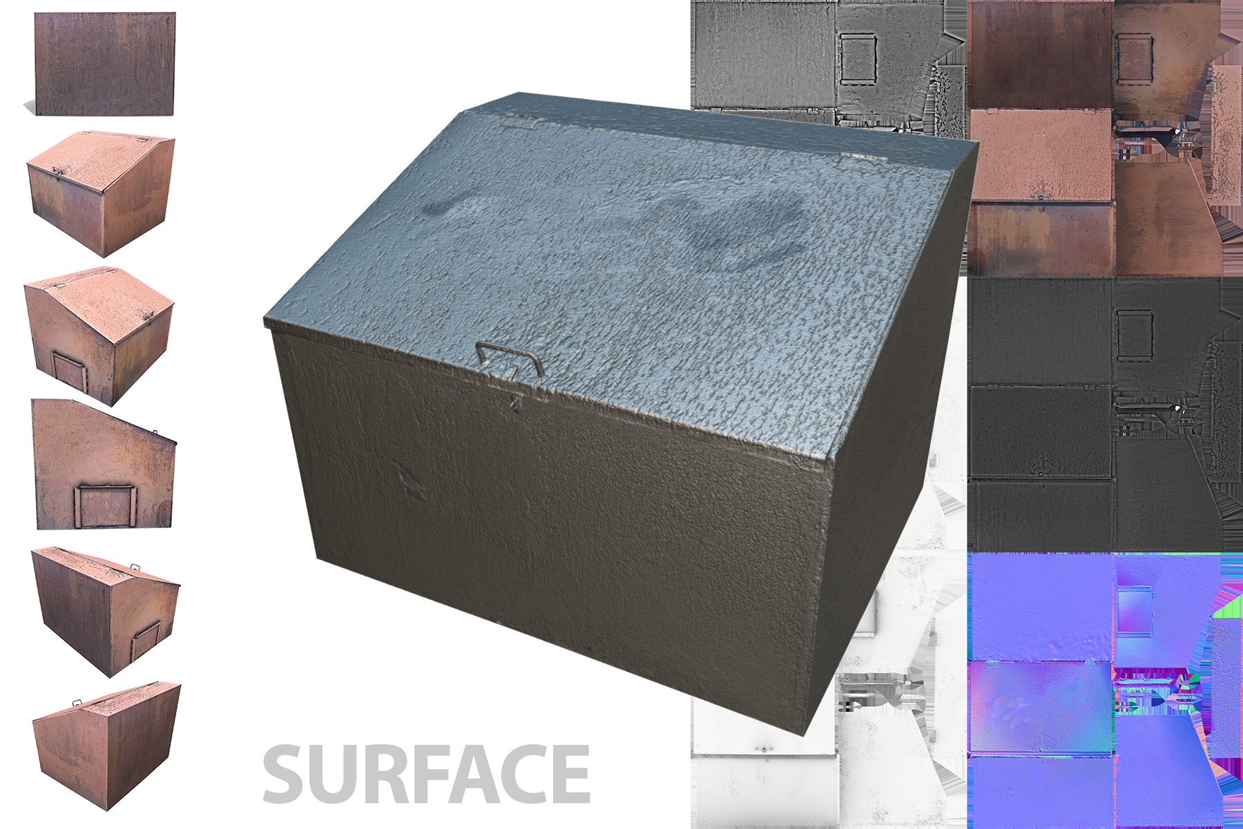 ArtStation - Street Metal Box | Game Assets