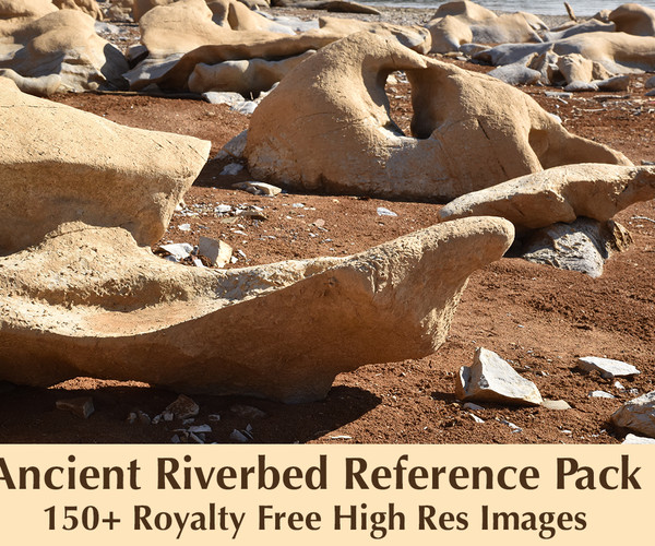 ArtStation - Ancient Riverbed Reference Pack | Resources
