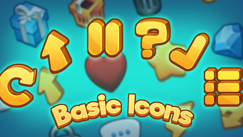 ArtStation - Basic Icons | Game Assets