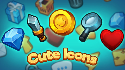 ArtStation - Cute Icons | Game Assets