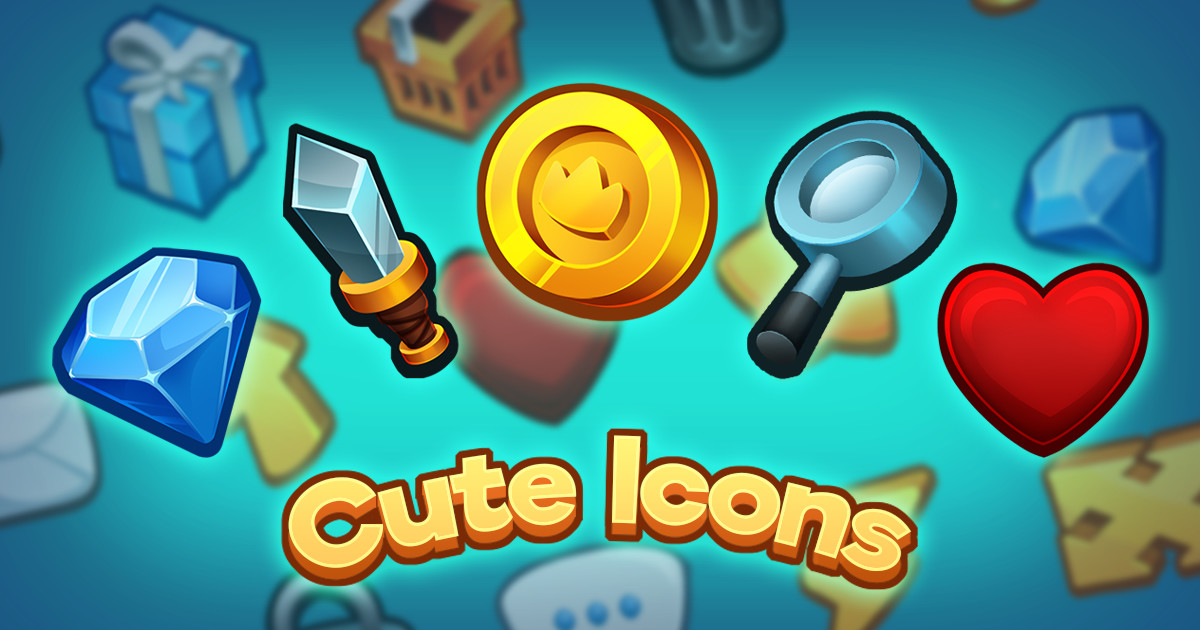 ArtStation - Cute Icons | Game Assets