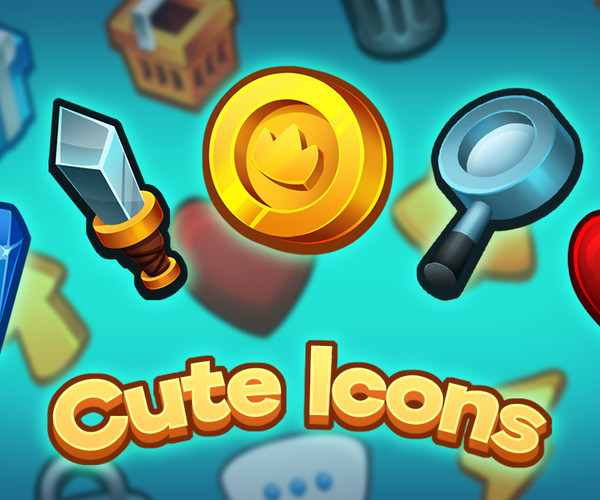 ArtStation - Cute Icons | Game Assets